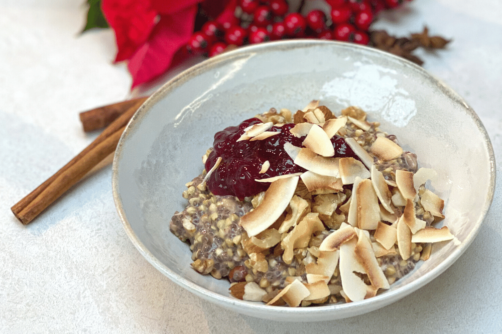 Overnight Buckwheat Pudding - Super Synbiotics